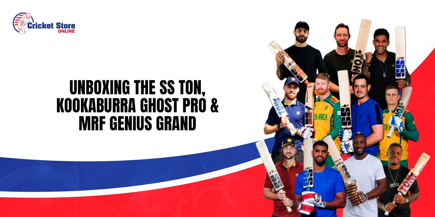 Best Cricket Bats of 2025: Unboxing the SS TON, Kookaburra Ghost Pro